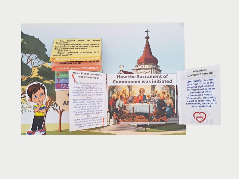 The Sacrament of COMMUNION Bible Craft for KIDS Printable Activity for ...