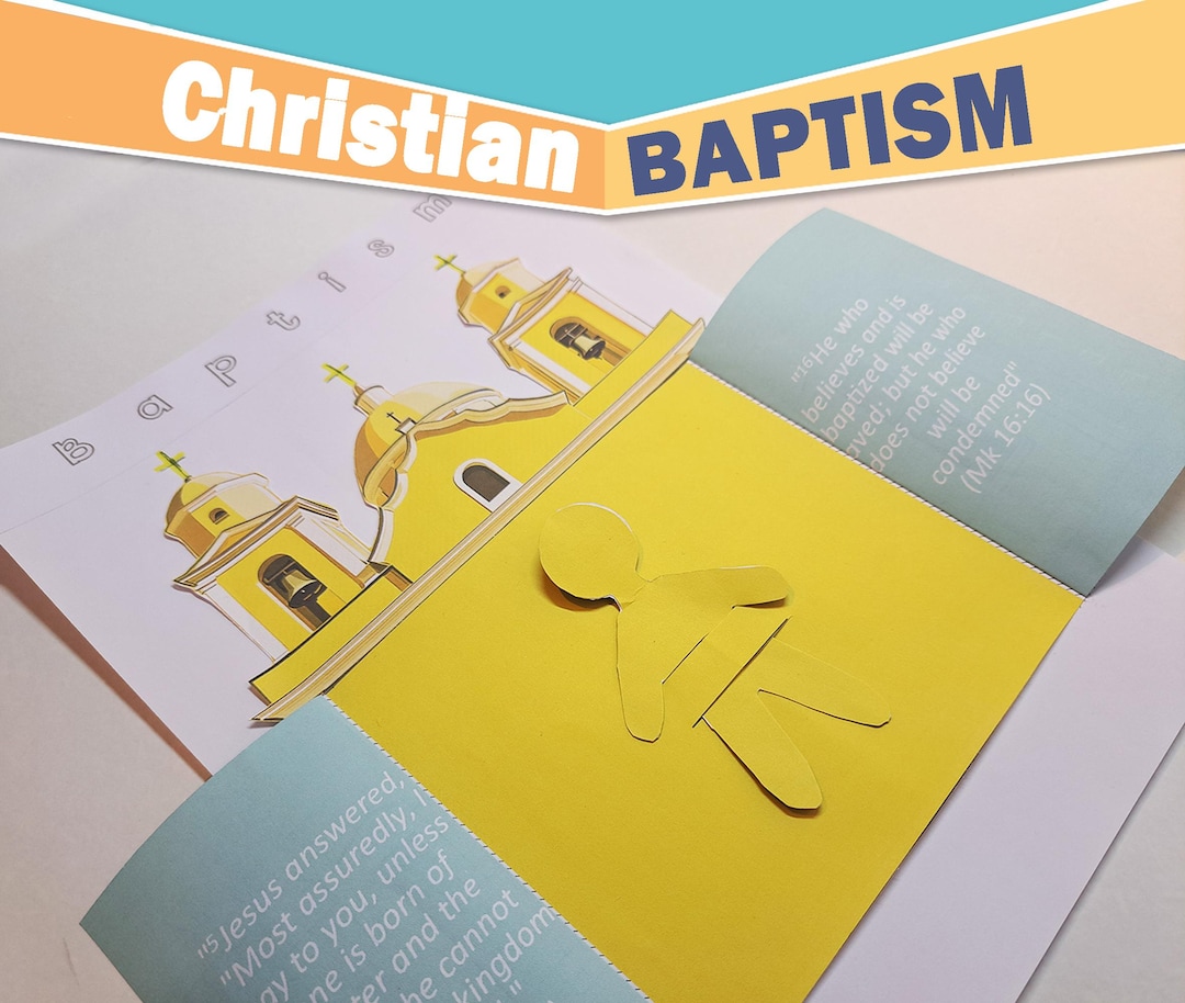 Christian Baptism Printable - Etsy
