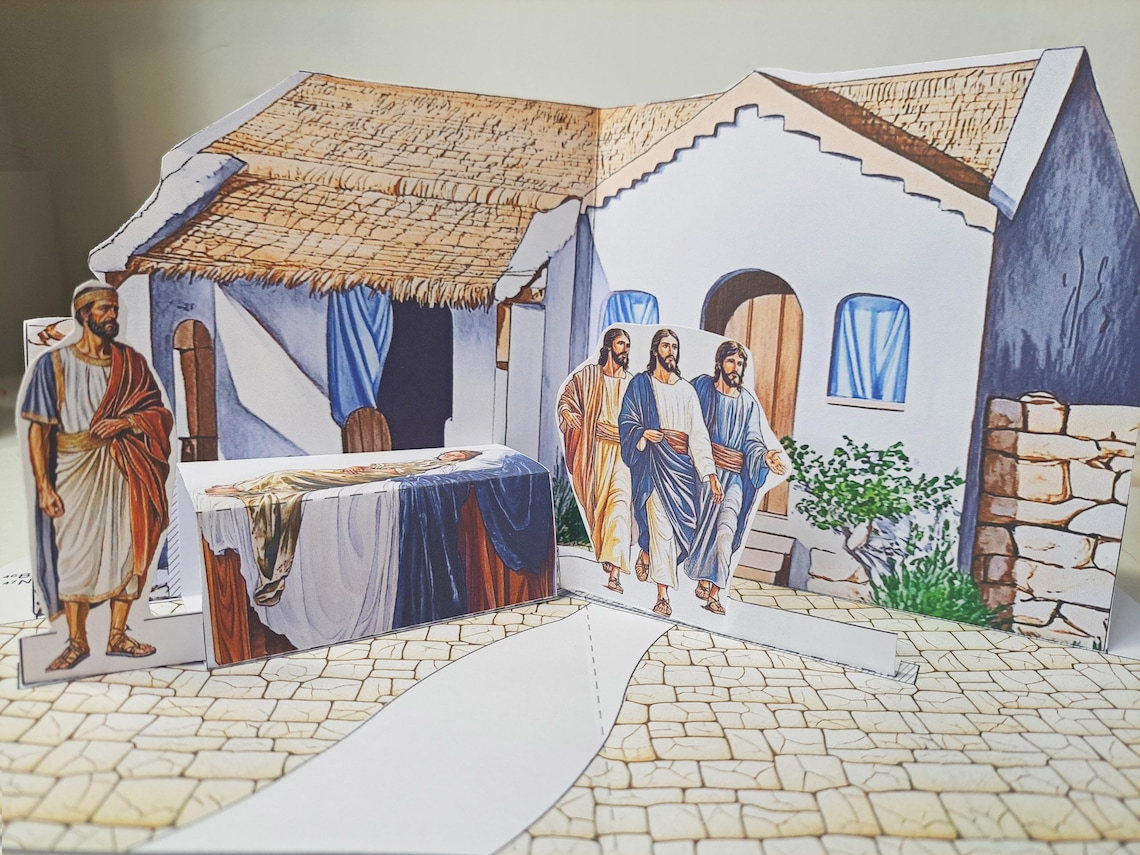 Healing the Daughter of Jairus, Templates Printable Bible Activity ...