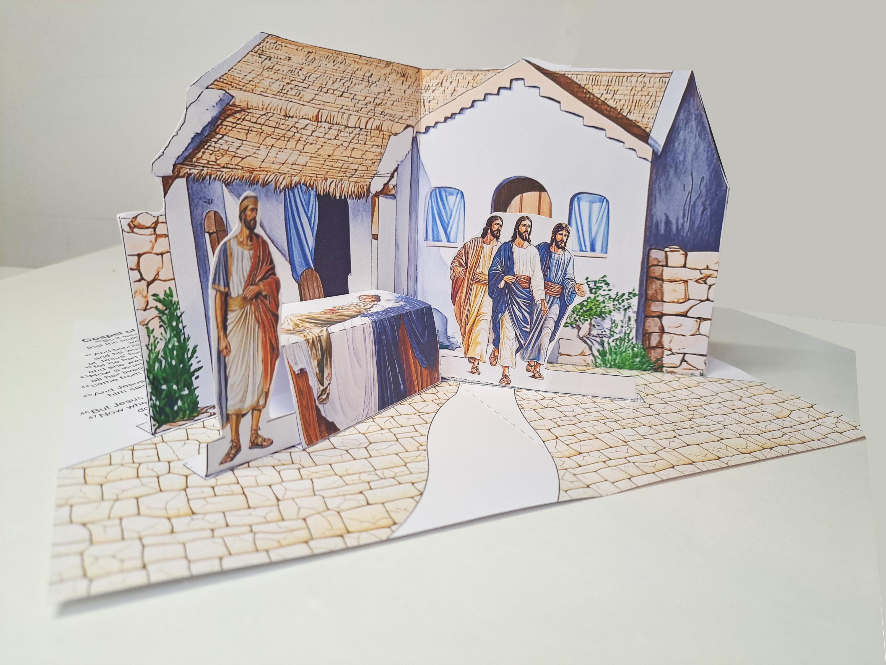 Healing the Daughter of Jairus, Templates Printable Bible Activity ...