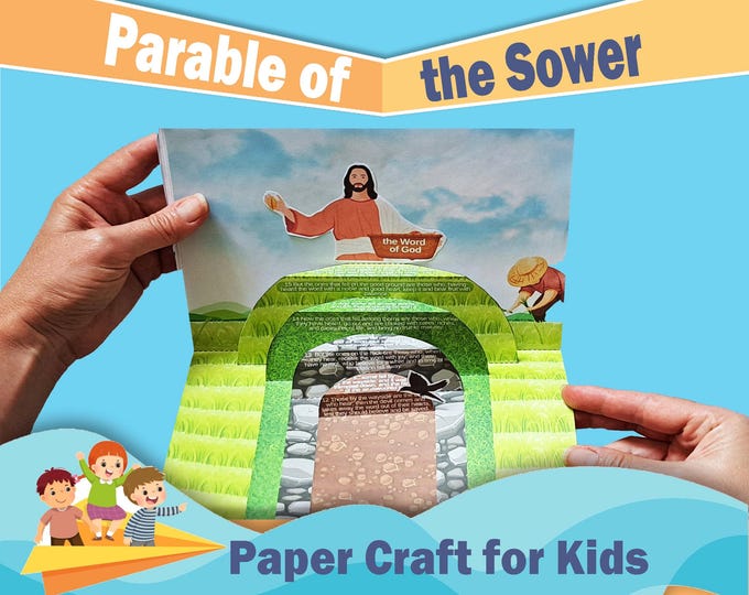 SOWER PARABLE Bible Craft for Sunday School Lesson for Homeschool Bible ...