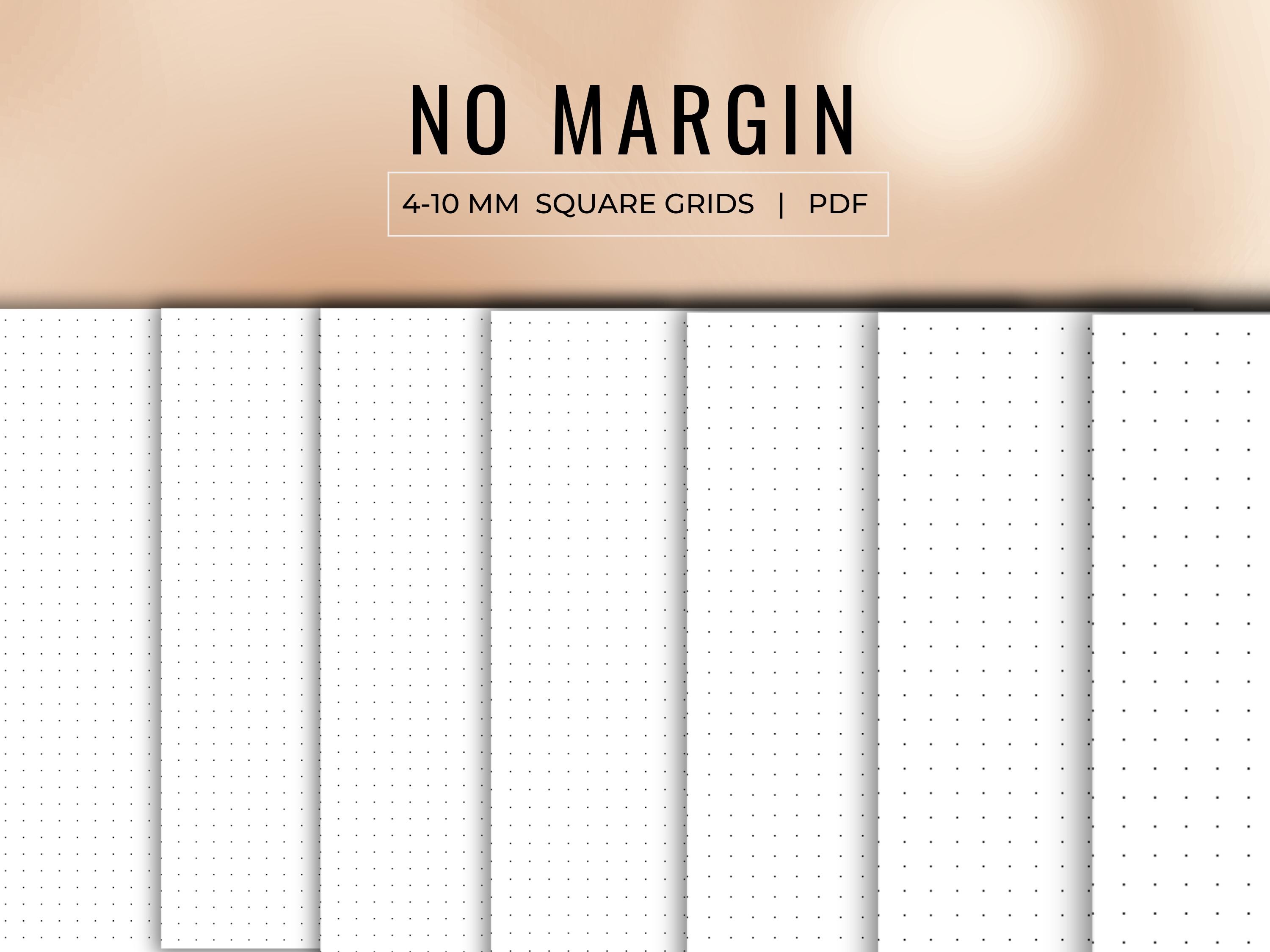 Dot Graph Paper Bundle, Dotted Grid Paper, Planner Insert, Grid Paper ...