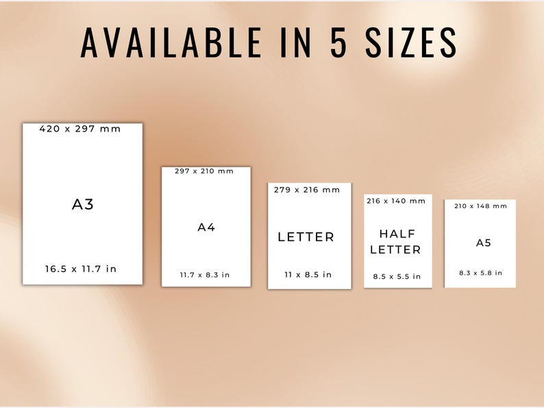 Mega Printable Graph Paper Bundle: Colored, A3/a4/a5/letter Grid Paper ...