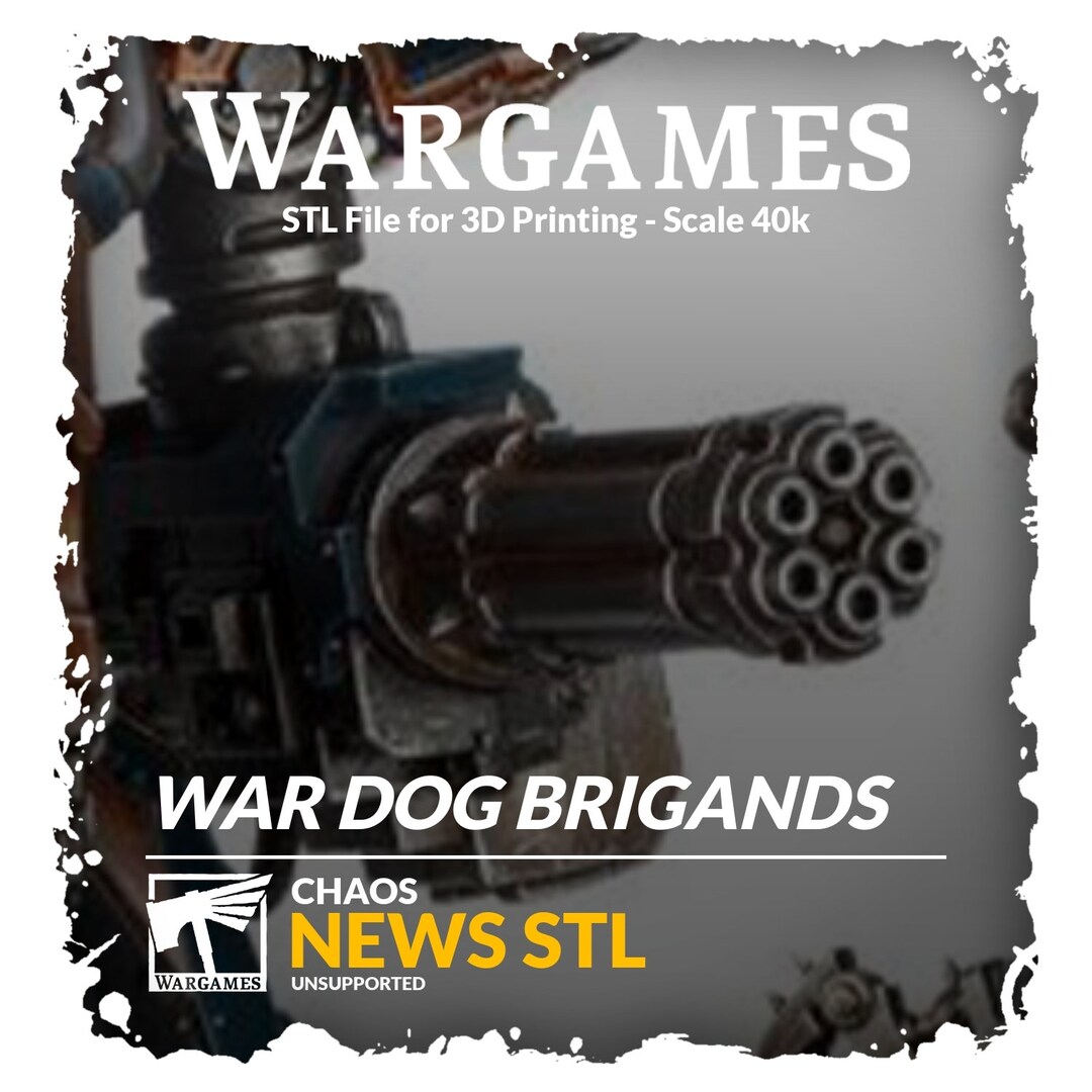 STL Chaos Warhound Marauders 3D Printable STL Files in 40k Scale - Etsy