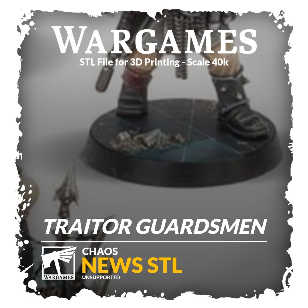 STL Rebel Militia 3D Printable STL Files in 40k Scale - Etsy