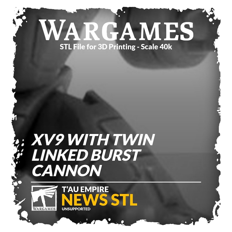 STL Twin Burst XV9 3D Printable STL Files in 40k Scale - Etsy