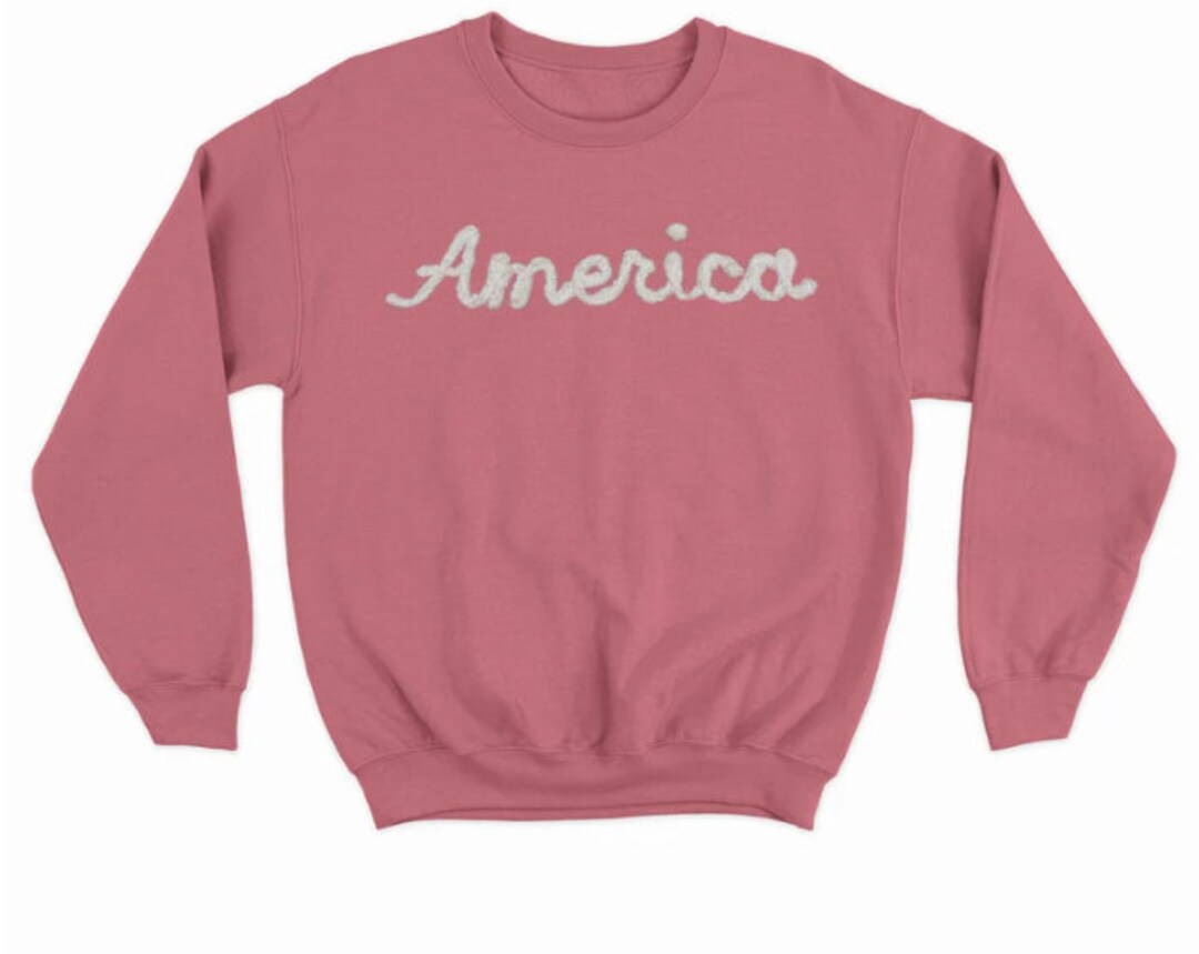 America Rope Red and Blue Adult Sweatshirts - Etsy