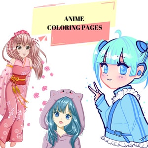 Anime Coloring Pages-fun Coloring-digital Coloring-anime Coloring-22 ...