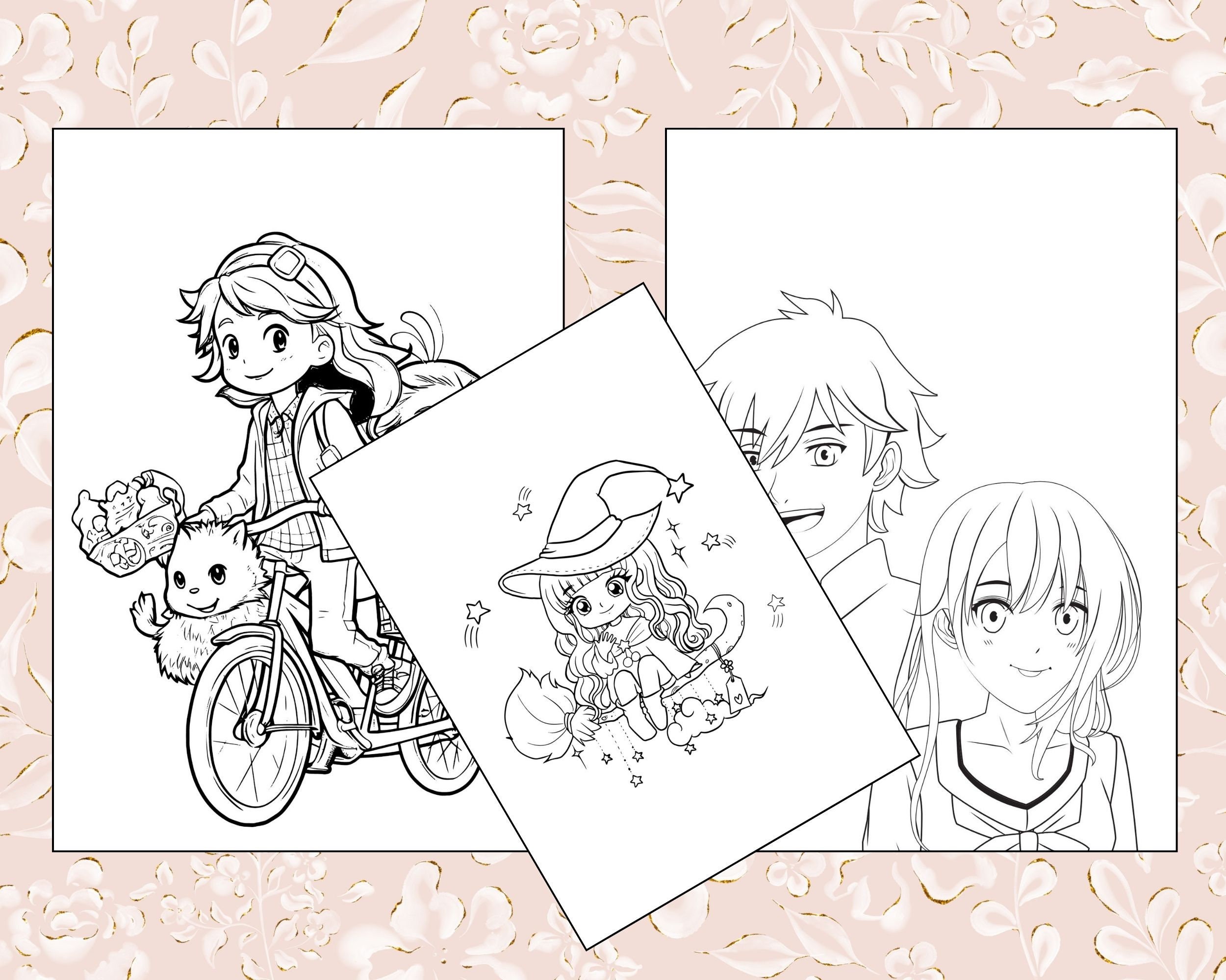 Anime Coloring Pages-fun Coloring-digital Coloring-anime Coloring-22 ...