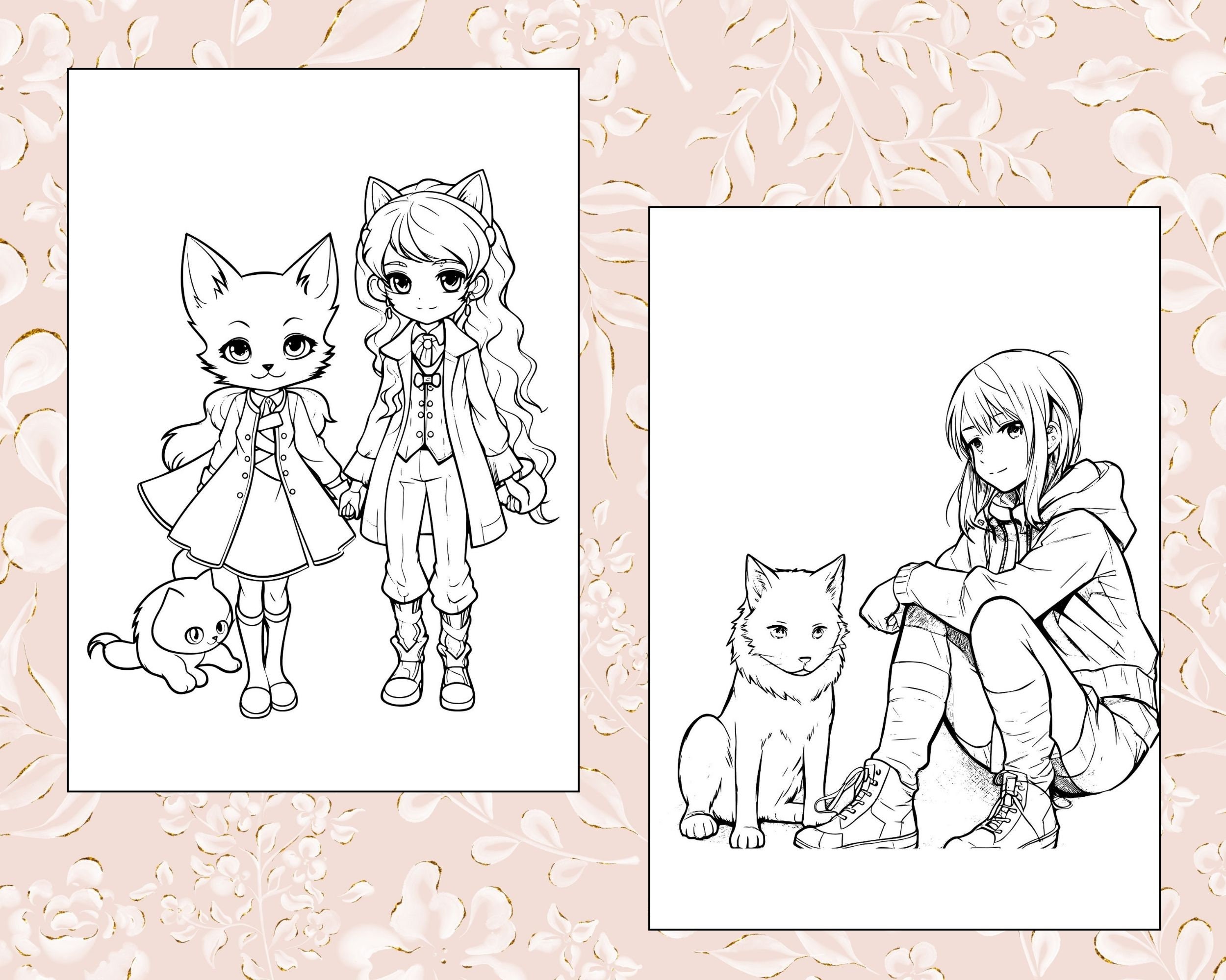 Anime Coloring Pages-fun Coloring-digital Coloring-anime Coloring-22 ...