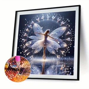 Ballet Angel Fairy With Wings 5D DIY Diamond Art Painting Kits Full ...