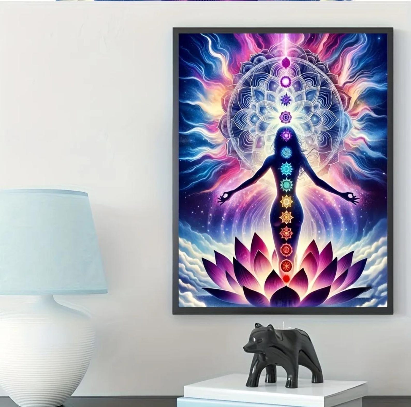 Seven Chakra 5D DIY Diamond Art Painting Kits Full Canvas Rhinestone ...