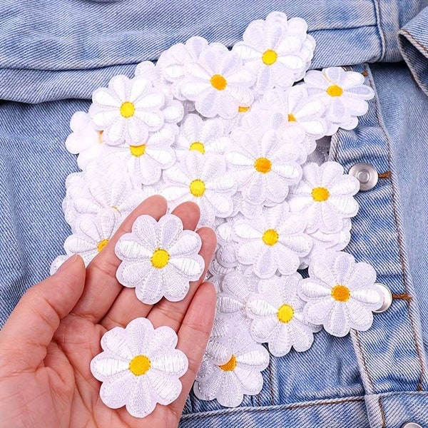Daisy Iron on Patch - Etsy
