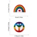 8 X LGBTQ+ Gay Pride Iron-on Patch Badge Pride Rainbow Series Iron on ...