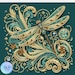 5D DIY Diamond Art Kit Dragonfly Painting Kits Full Canvas Rhinestone ...