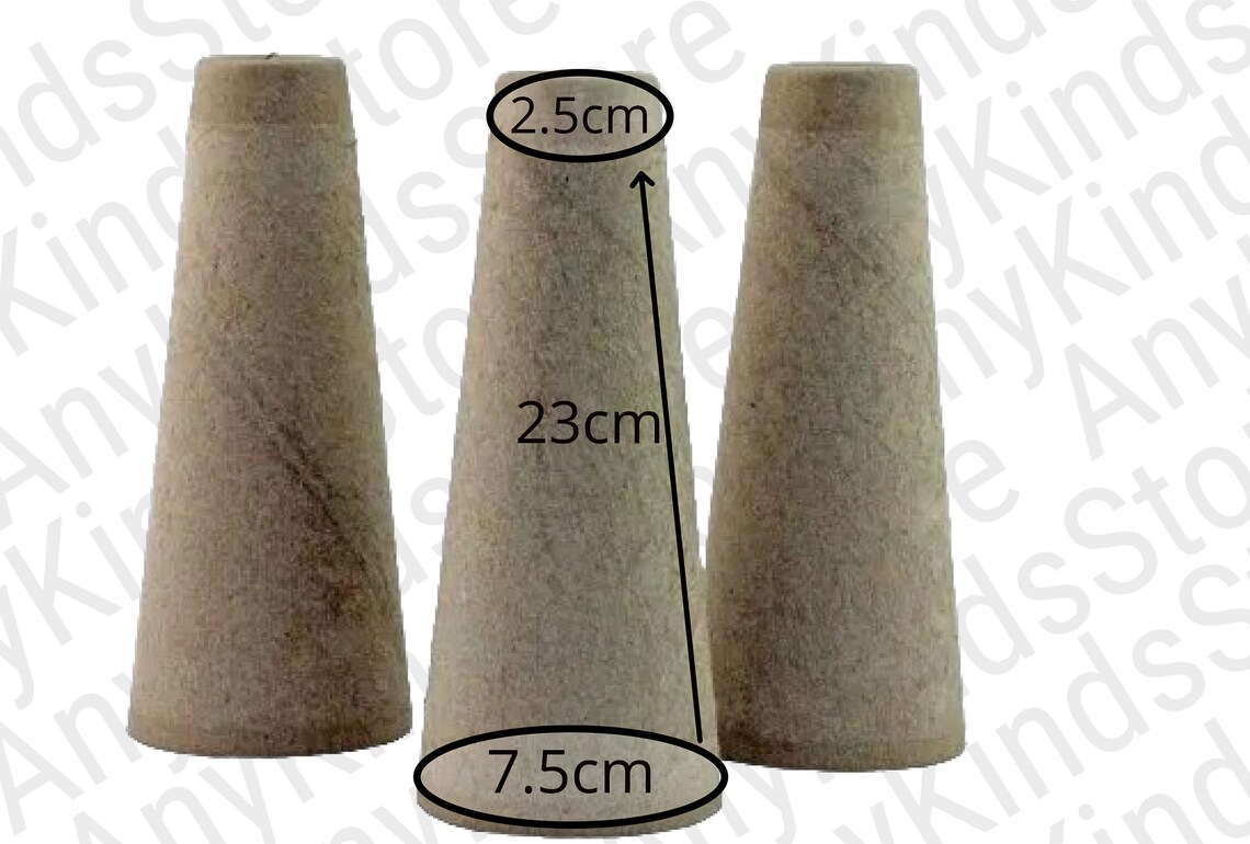 Large Cardboard Cones Craft Cones Empty Cones Perfect for Christmas ...
