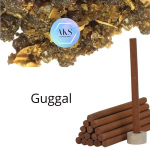 Guggal Dhoop Sticks Bambooless Gugal Incense Sticks 100% Natural ...