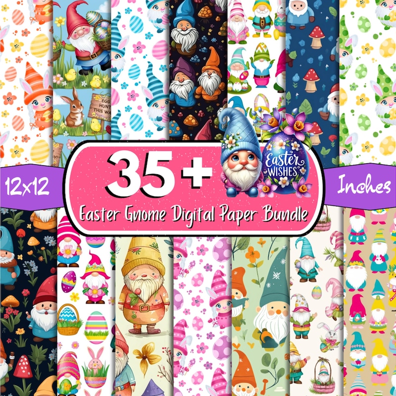 Easter Digital Paper - Etsy
