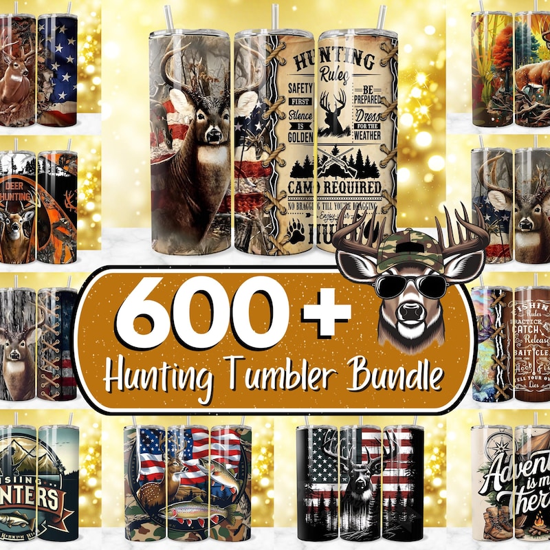 20oz Tumbler Wrap With Deer - Etsy