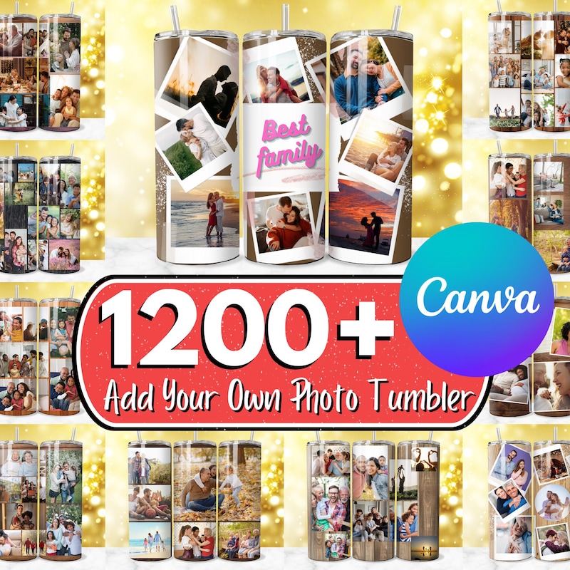 Photo Tumbler Designs Png - Etsy