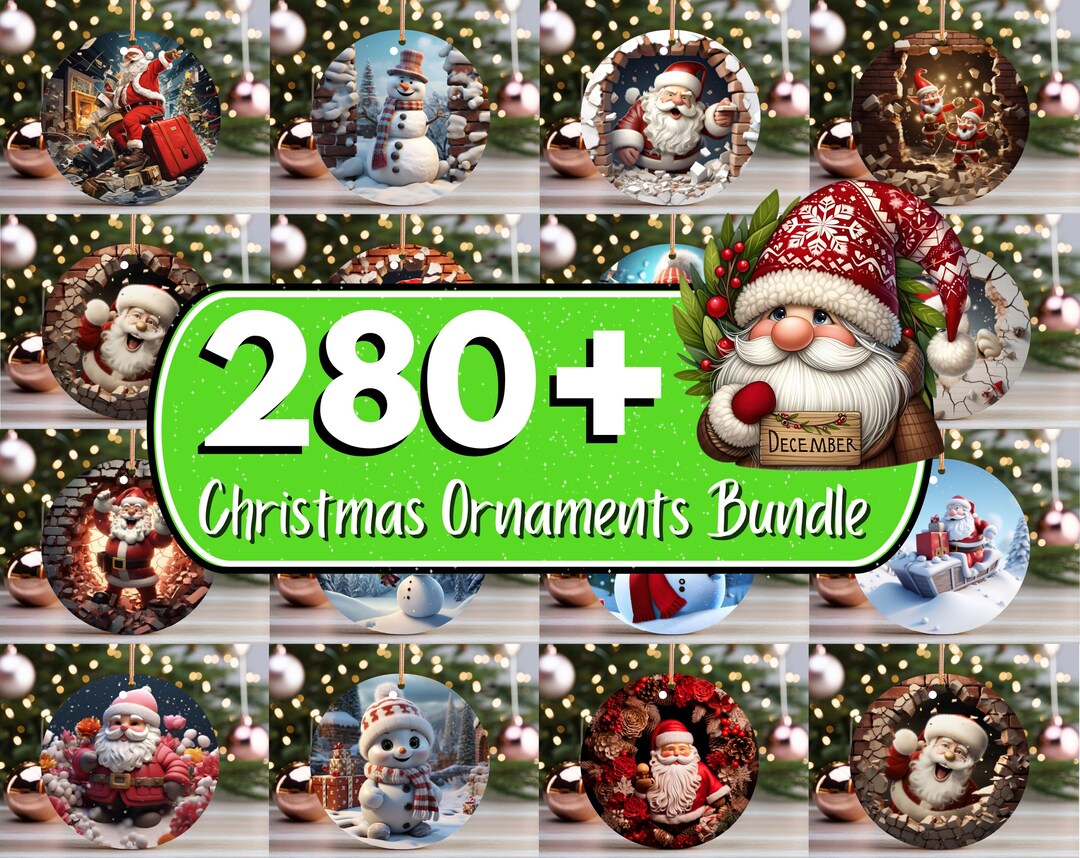 280 + Christmas Round Ornaments Designs, Christmas Ornaments Png ...