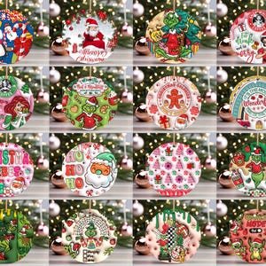 280 + Christmas Round Ornaments Designs, Christmas Ornaments Png ...