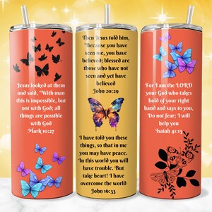 190 + Bible Verse Tumbler Wrap, 20oz Bible Verse Sublimation Designs ...