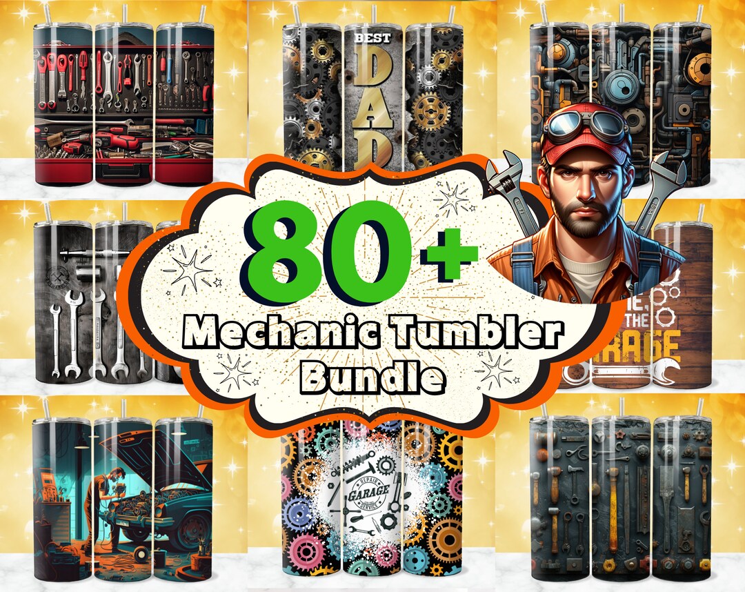 80+ Mechanic Tumbler Wrap Designs, I'm a Mechanic Tumbler, 20oz ...