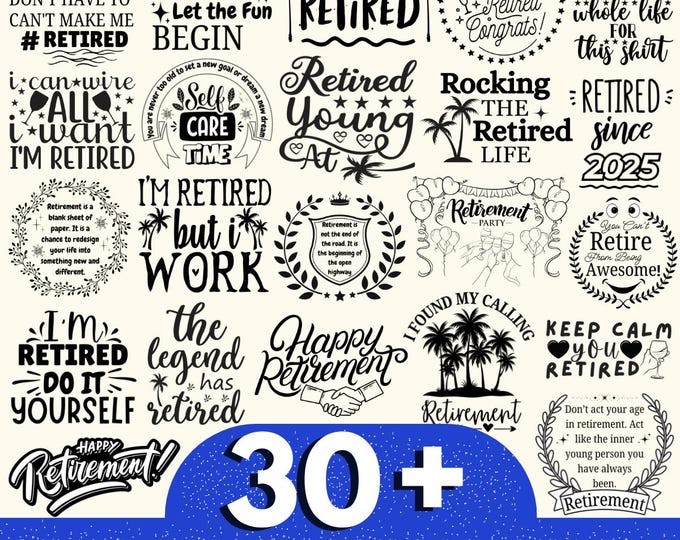 Retirement Svg's and Png's | Retired Svg's| Retired Png 's| Retirement ...