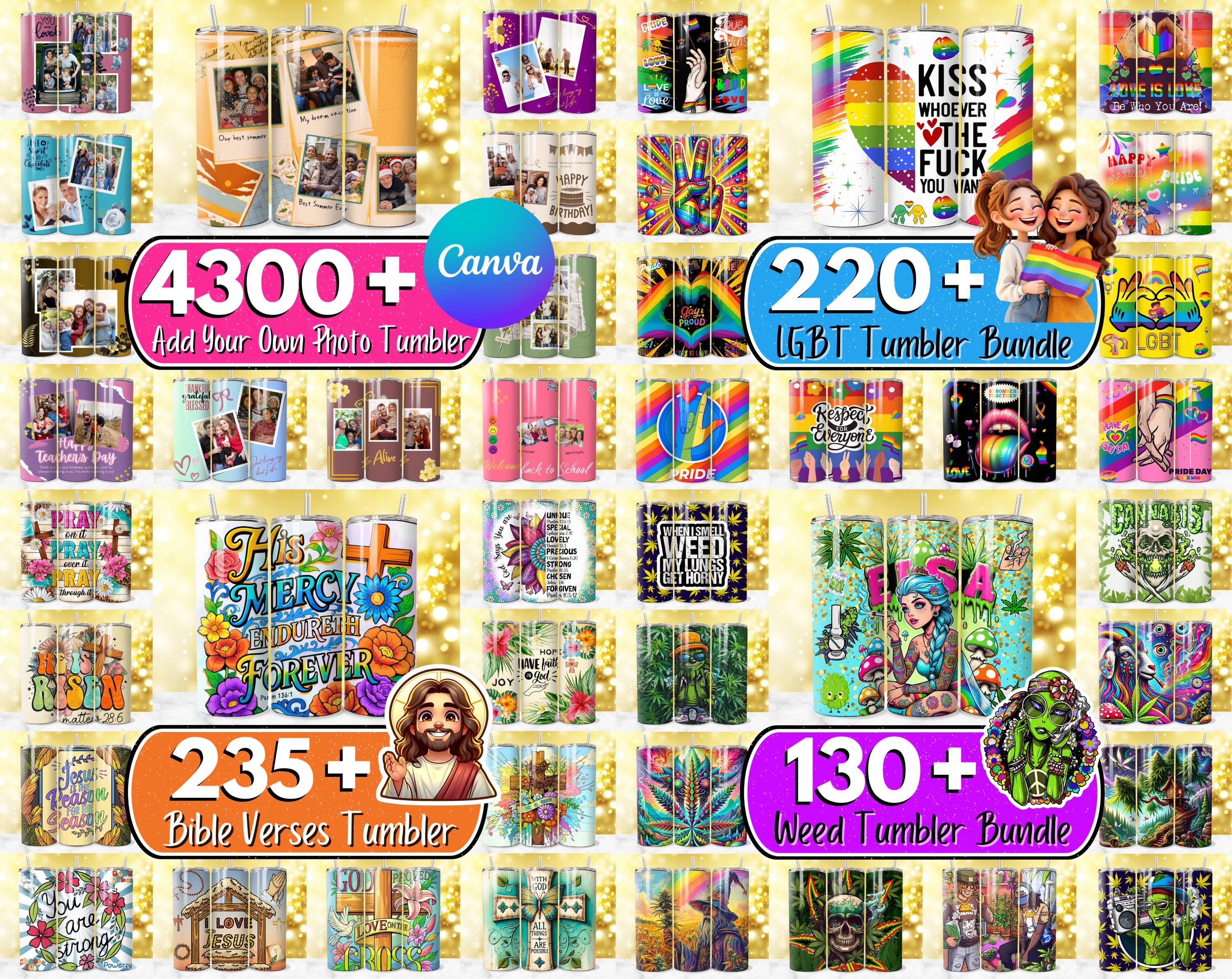 27,500+ Mega Tumbler Wrap, Add Your Own Photo Wrap, Christian Wrap ...