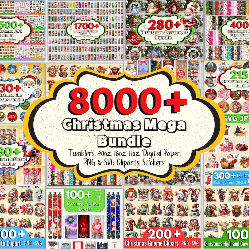 Christmas Sublimation Etsy