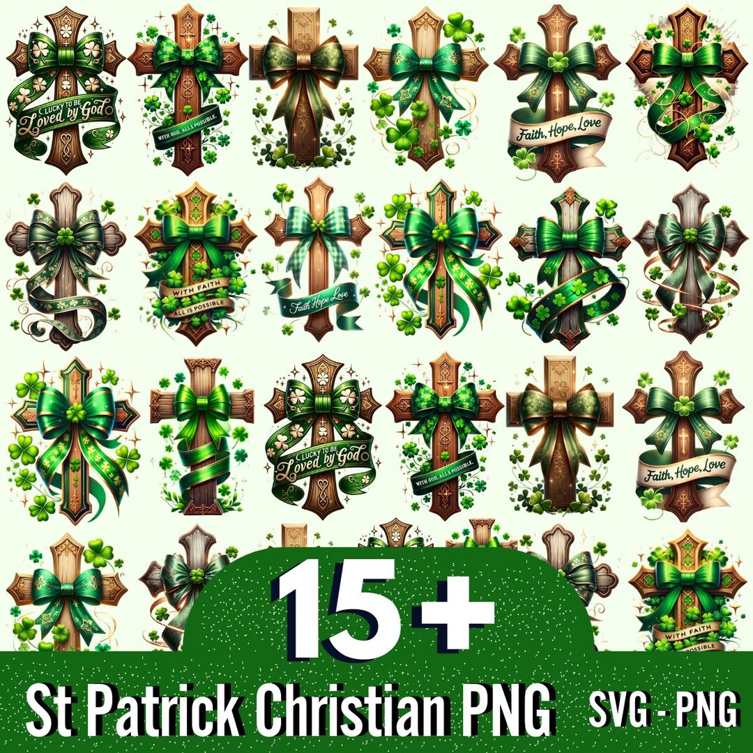 St Patrick's Christian Png, Cross Png, Religious Png, Jesus Png ...