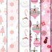 40 + Christmas Pink Digital Paper, Christmas Décor Digital Paper, Xmas ...