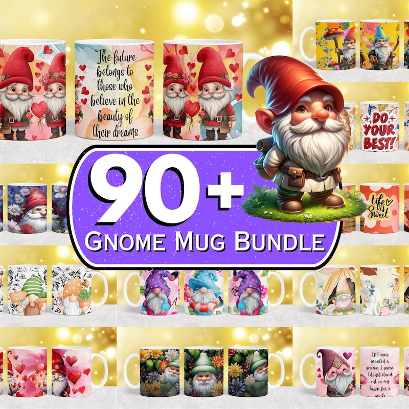 Gnome Coffee Cups Mugs - Etsy