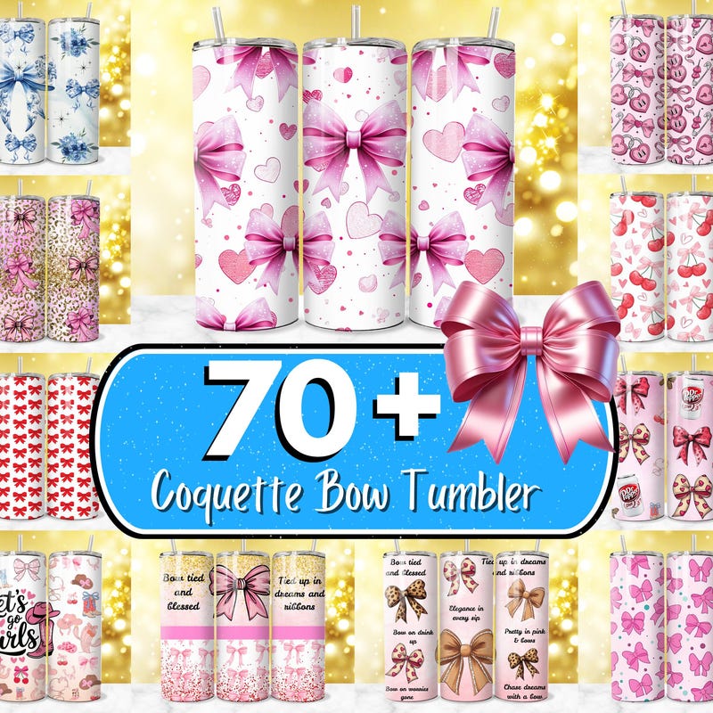 Coquette Tumbler Png - Etsy