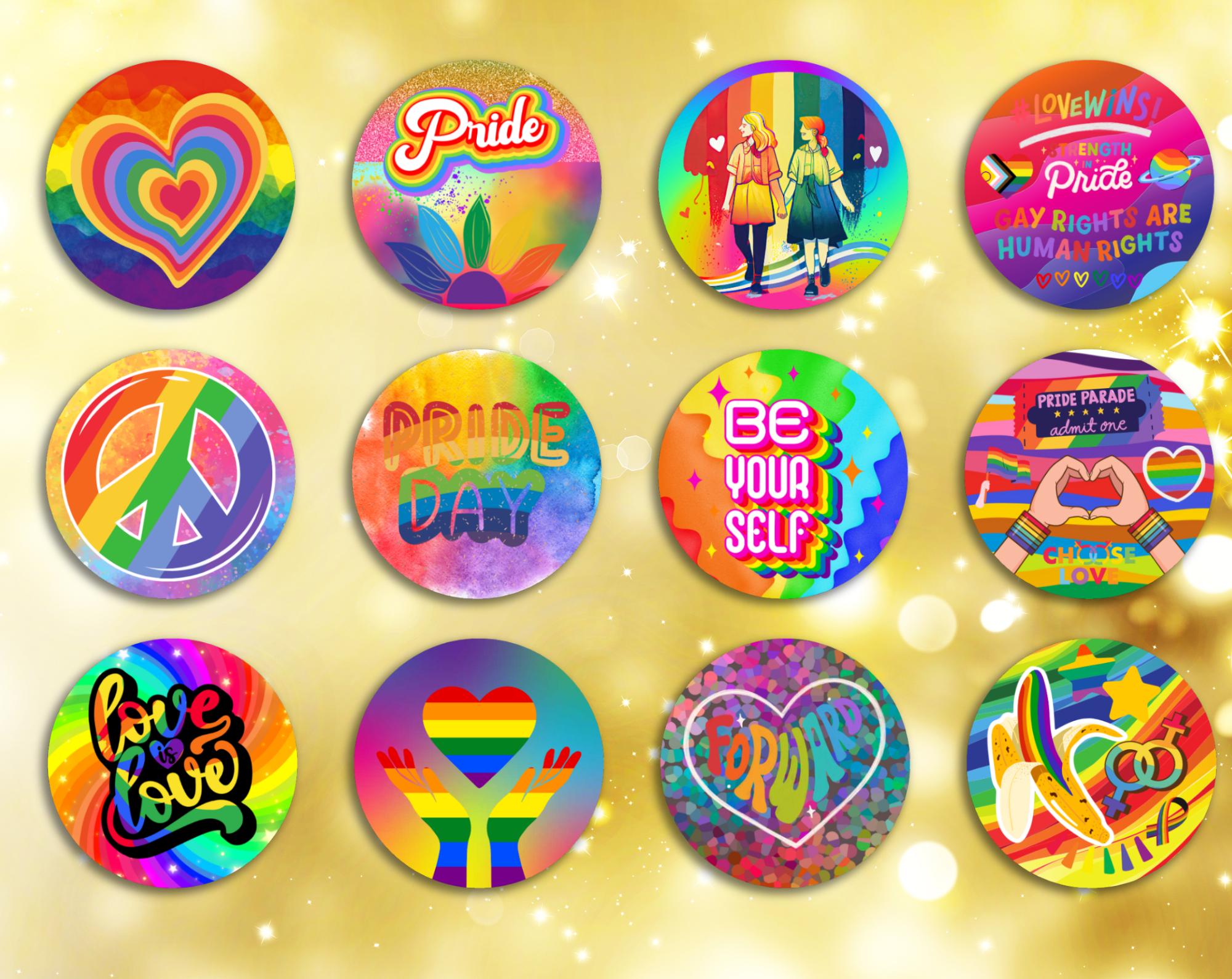 40 + LGBT Car Coaster Designs, LGBTQ+ PNG, Pride Car Coaster, Love is ...