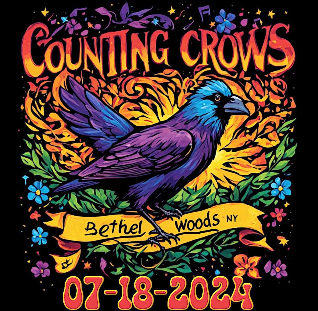 Counting Crows Bethel Woods 2024 - Etsy