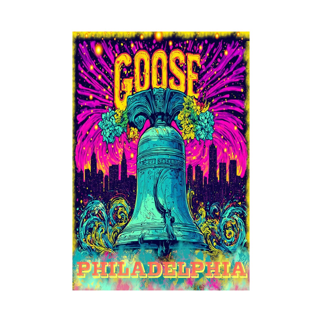 Goose Philadelphia Poster "the Liberty Bell" - Etsy
