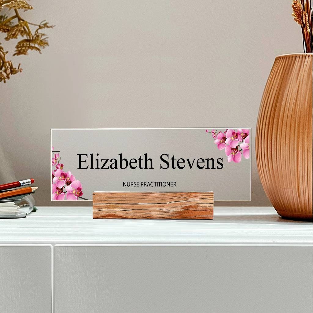 Custom Office Decor Desk Name Plate Personalized Personalized Gifts ...