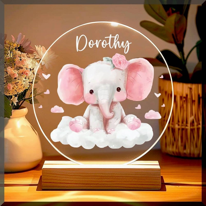 Elephant Light - Etsy