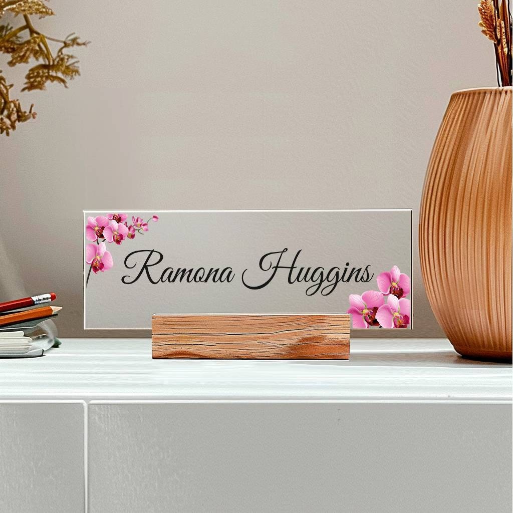 Custom Office Decor Desk Name Plate Personalized Personalized Gifts ...
