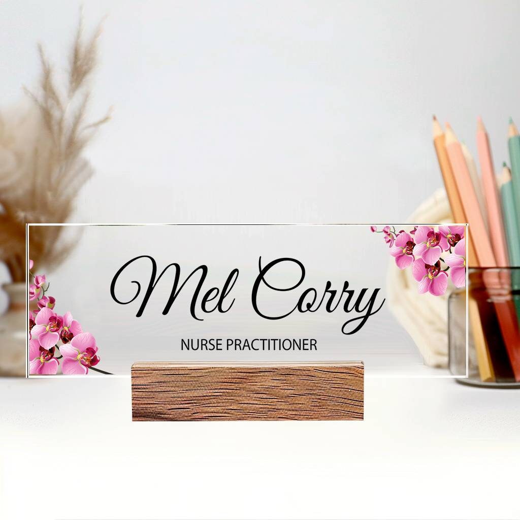 Custom Office Decor Desk Name Plate Personalized Personalized Gifts ...