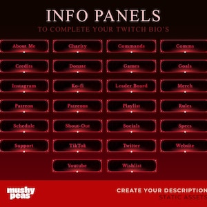 3D Animated Demonic Twitch Overlay Package: Dark Red Theme - Etsy