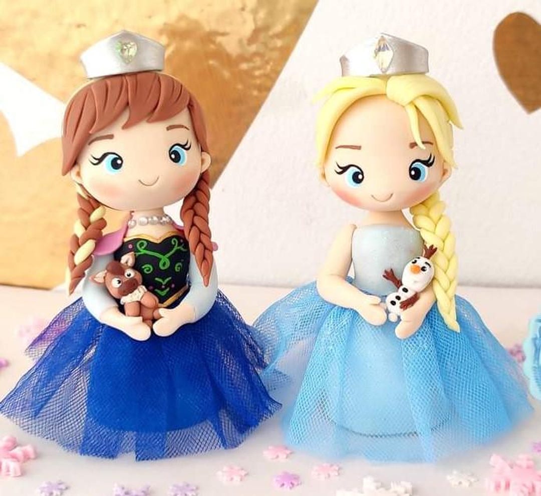 Frozen Cake Topper/ Elsa Cake Topper/ Ana Cake Topper/ Olaf Cake Topper ...