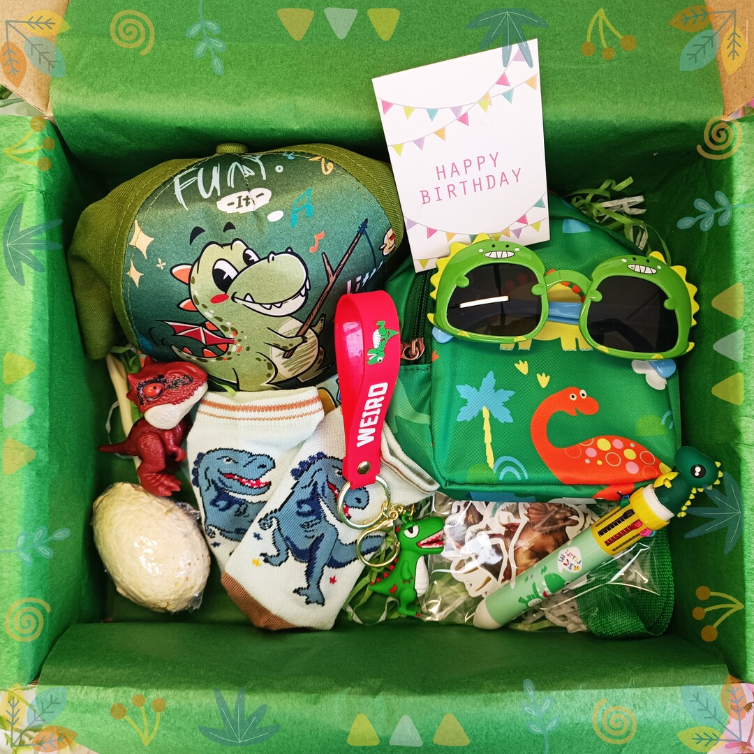 Big Dinosaur Gift Box for Kids 3-5, 6-8 Years, Birthday Gift Box Boys ...