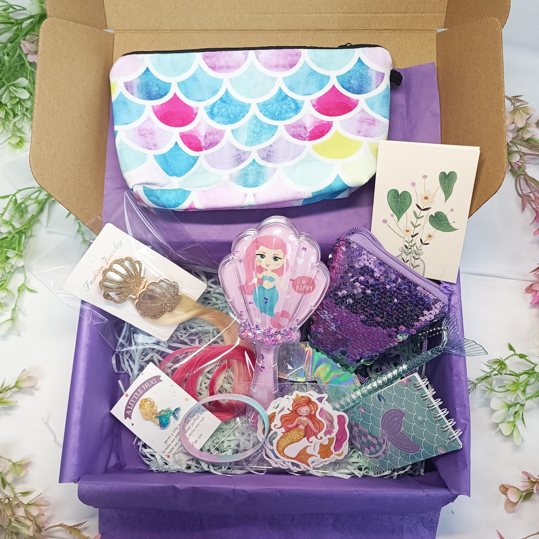 Mermaid Gift Box Children, Birthday Gift Box, Gift for Daughter ...