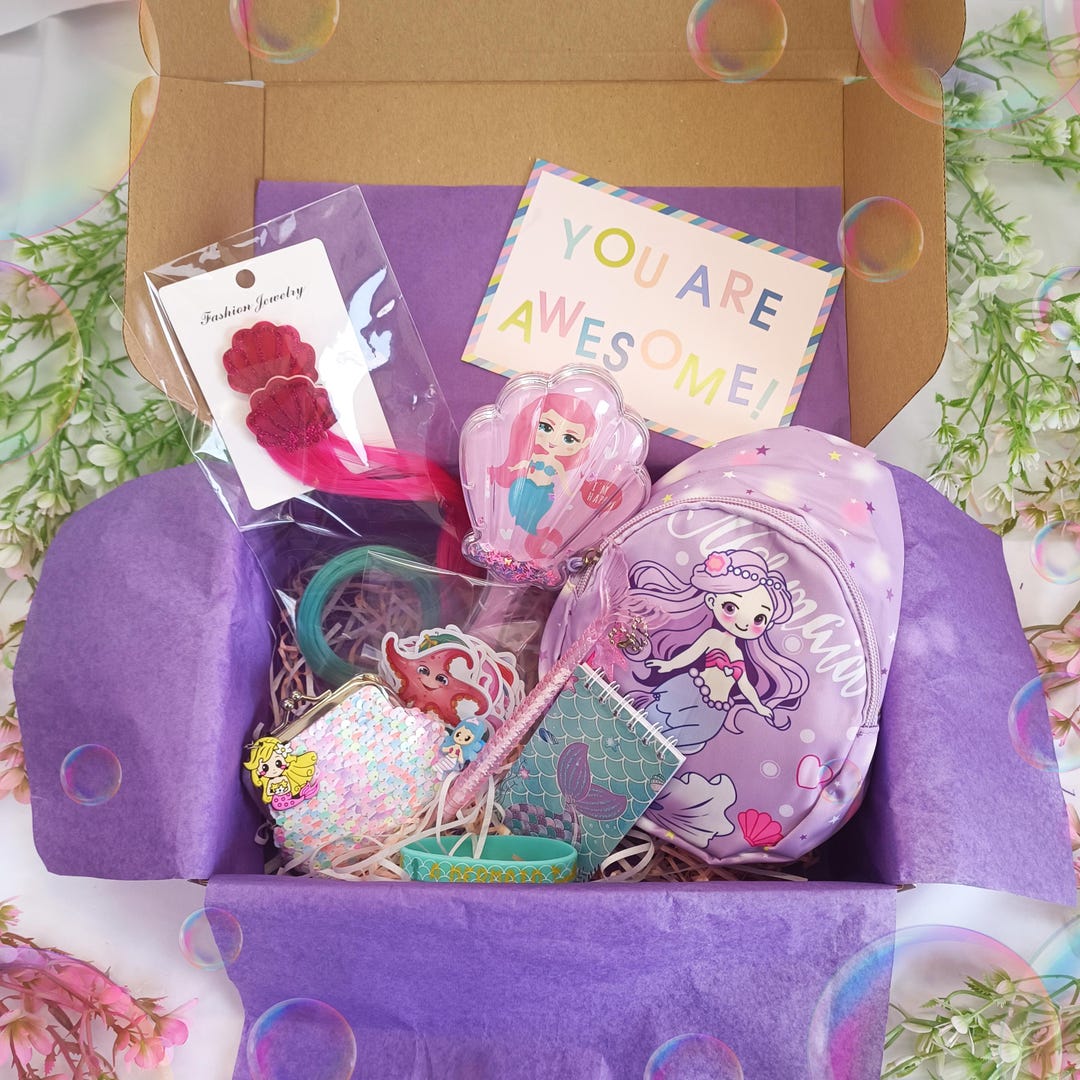 Mermaid Gift Box Children, Birthday Gift Box, Gift for Daughter ...