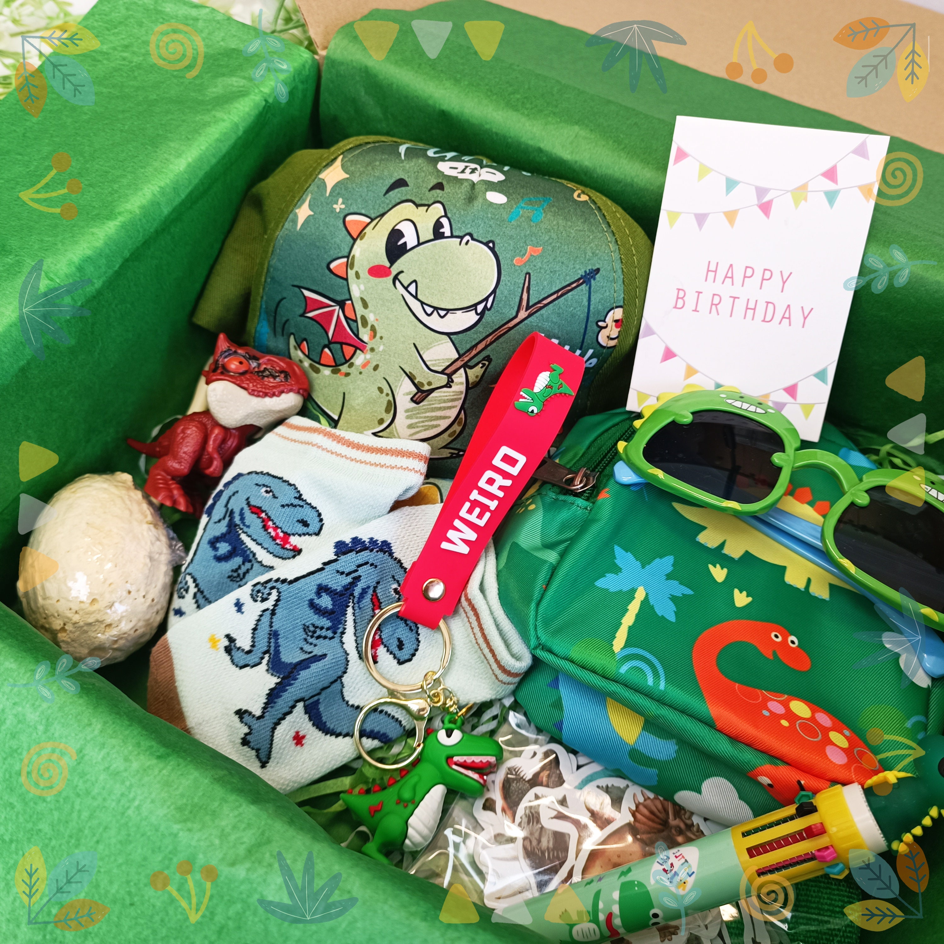 Big Dinosaur Gift Box for Kids 3-5, 6-8 Years, Birthday Gift Box Boys ...