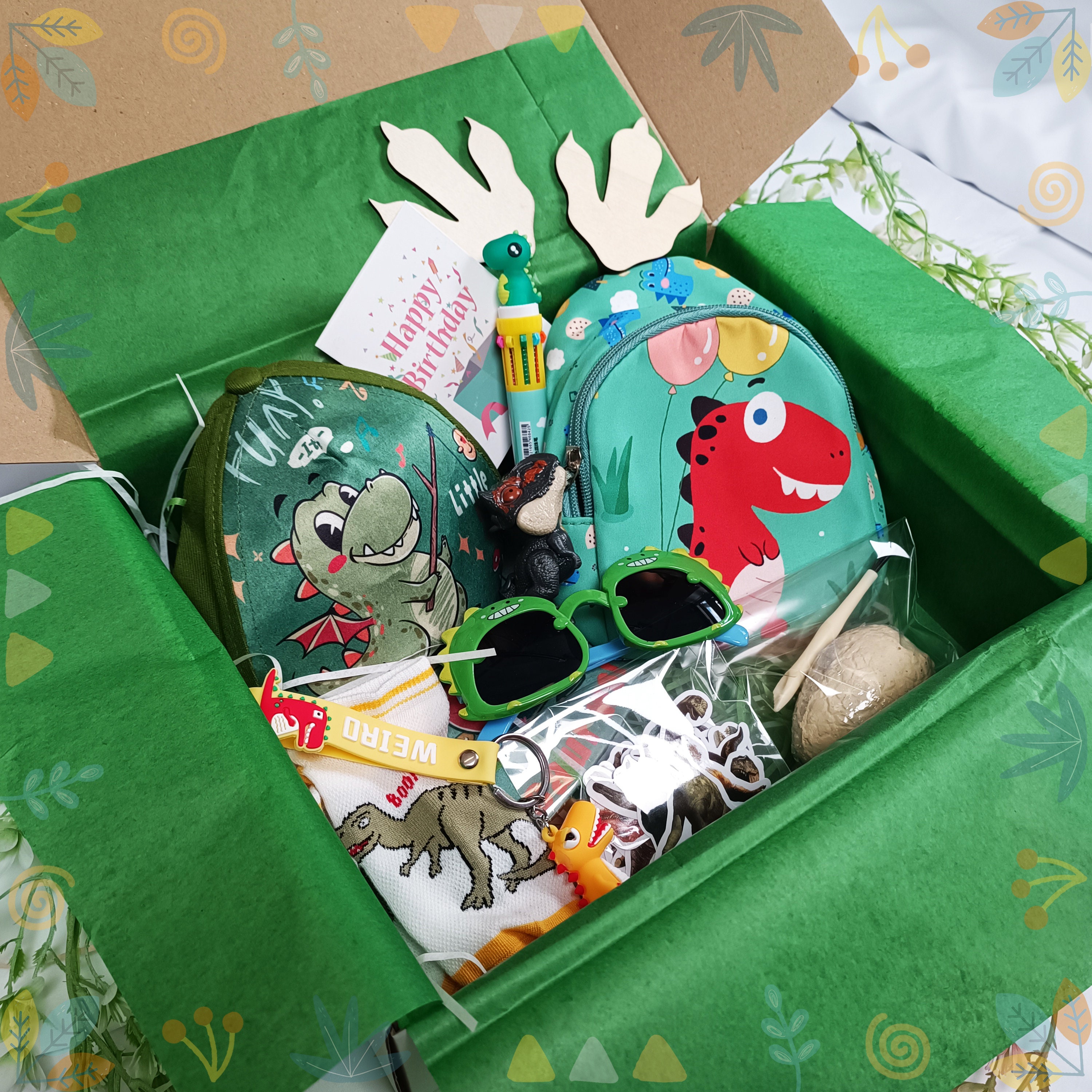 Big Dinosaur Gift Box for Kids 3-5, 6-8 Years, Birthday Gift Box Boys ...