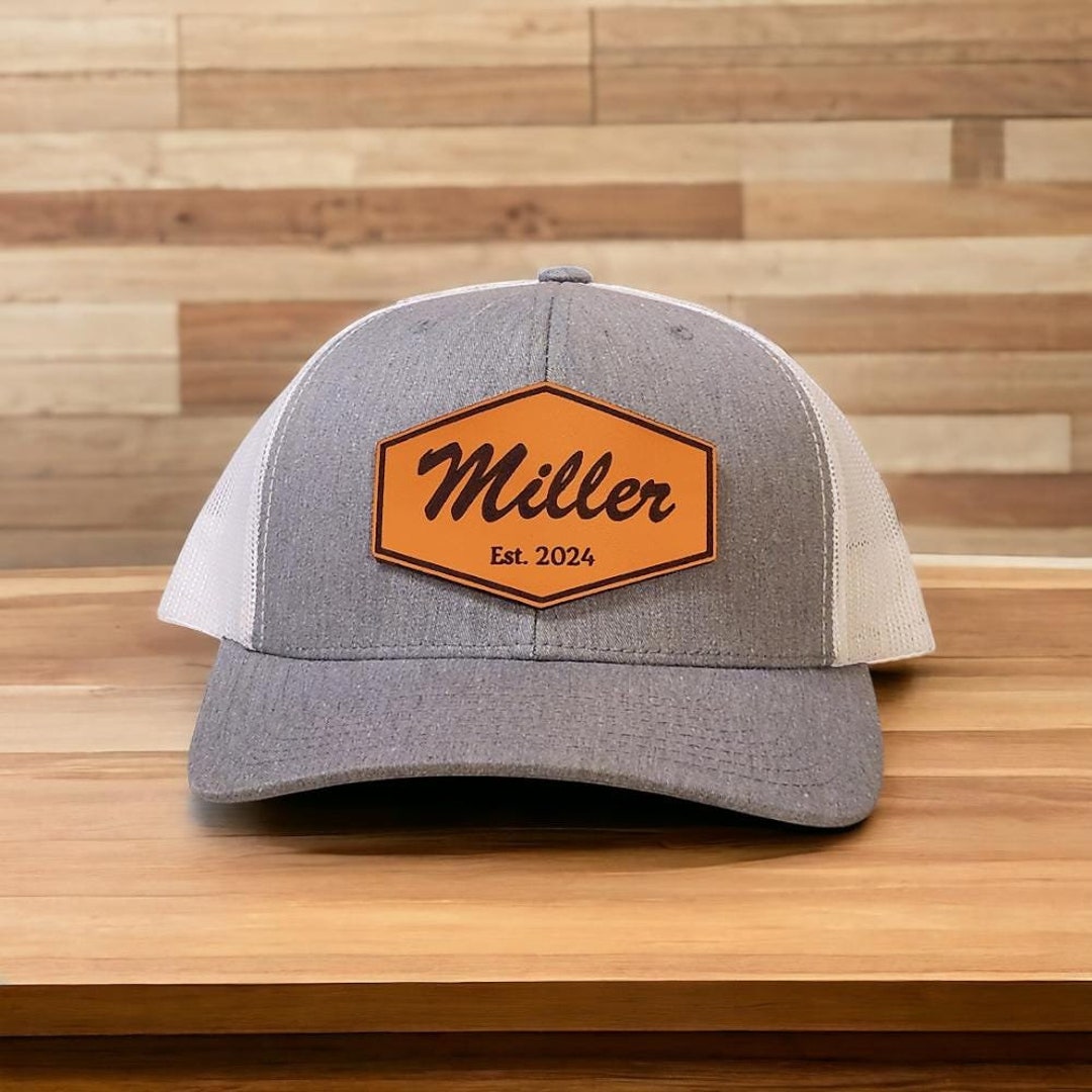 Personalized Trucker Hat, Last Name Hat, Groomsmen Hats, Family Reunion ...
